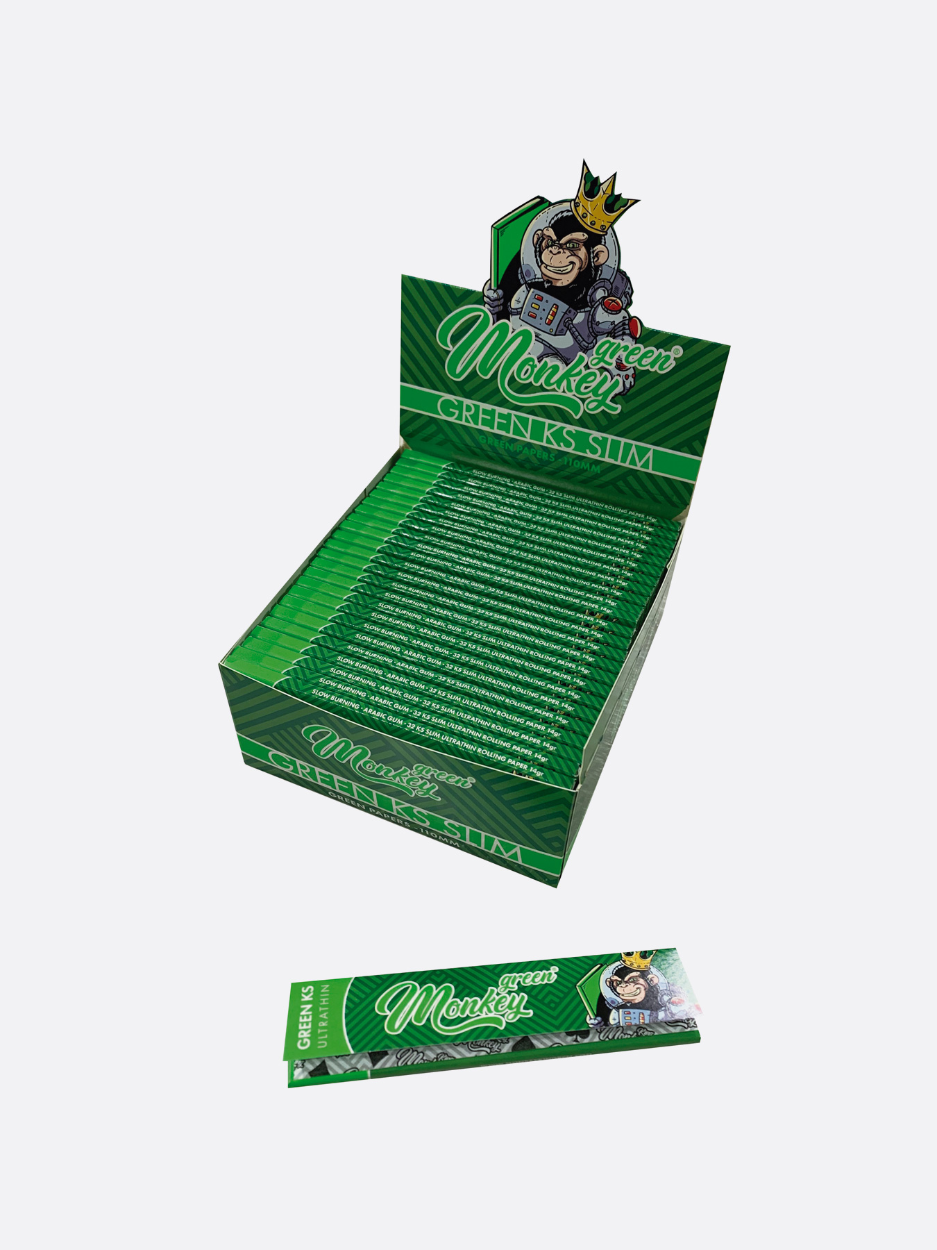 King Size Slim Rolling Papers: 6 for £5! | Monkey King UK
